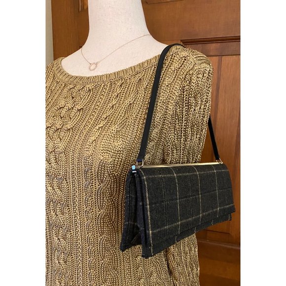 Putu by J. MacLear | Bags | Vintage Flannel Plaid Shoulder Bag Clutch ...